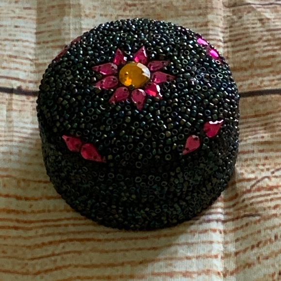 Other | Vintage Made In India Small Round Trinket Box | Poshmark